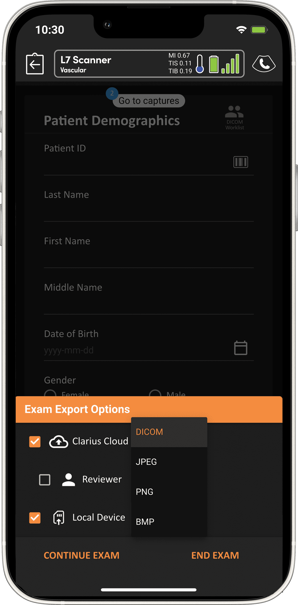 DICOM Package | Clarius