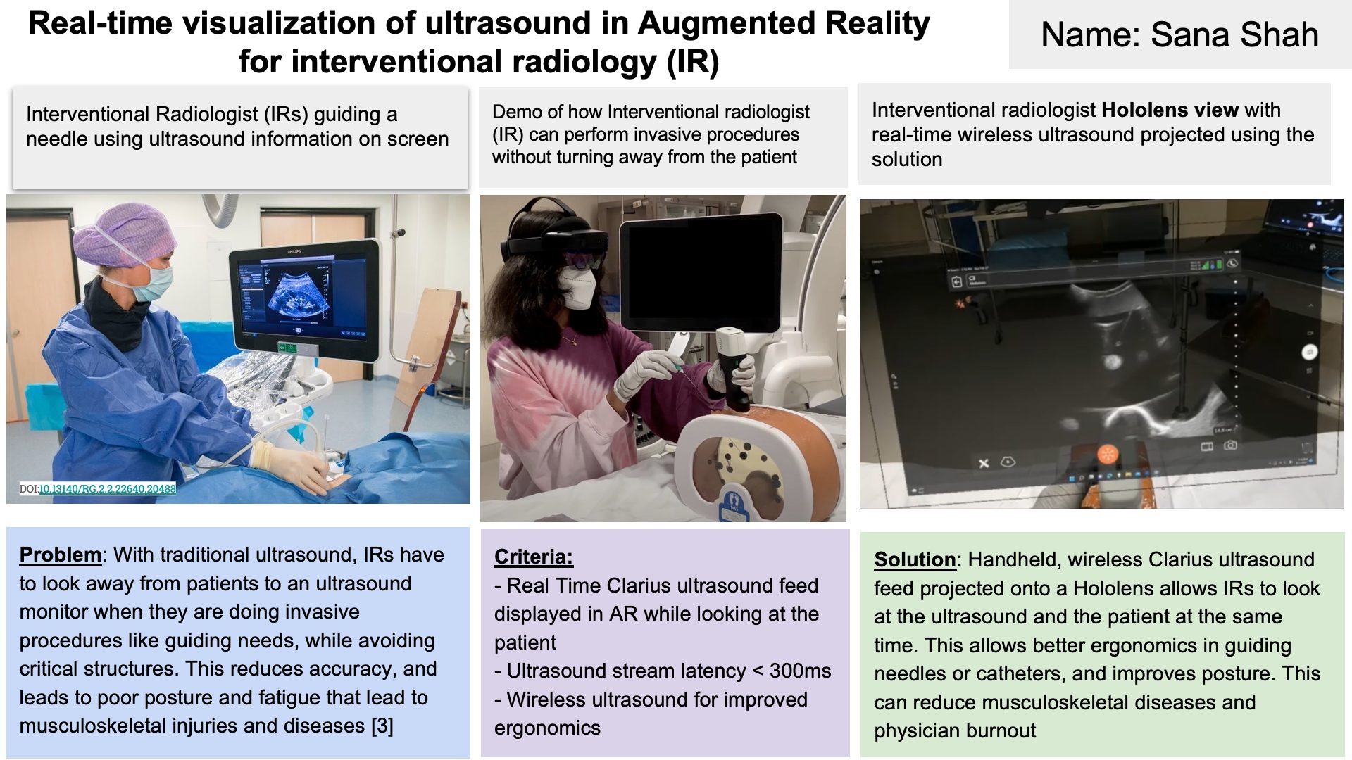 Ninth Grader Proves Augmented Reality Workflow for Interventional ...